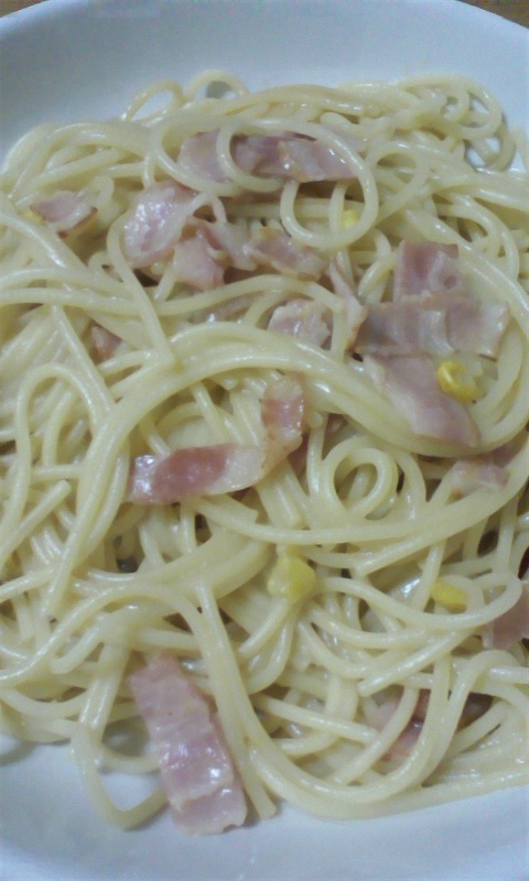 コーンパスタ。 by ガラッパ 【クックパッド】 簡単おいしいみんなのレシピが395万品