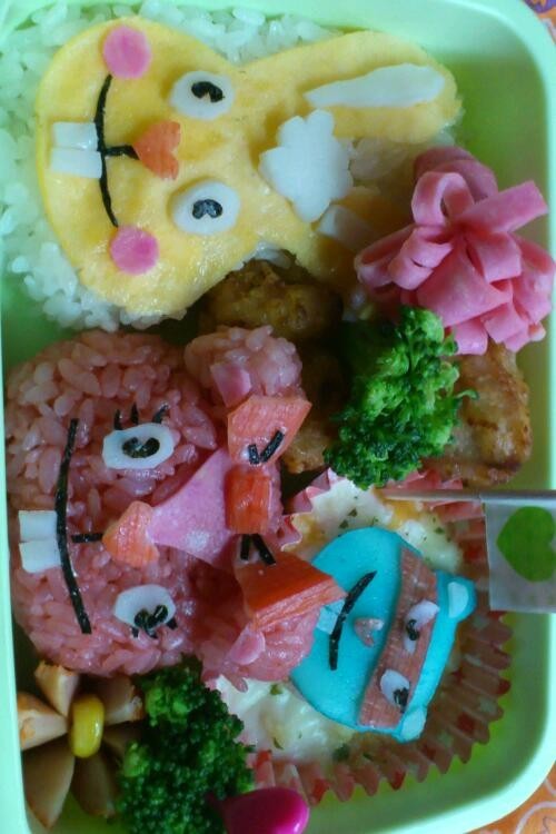 キャラ弁☆ハッピーツリーフレンズ by 花24 【クックパッド】 簡単おいしいみんなのレシピが388万品