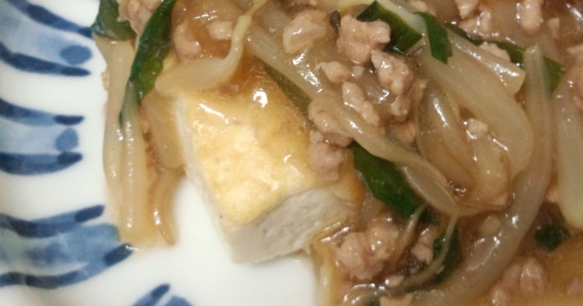 にら＆もやしあんかけ豆腐ステーキ By きょう0286 【クックパッド】 簡単おいしいみんなのレシピが369万品