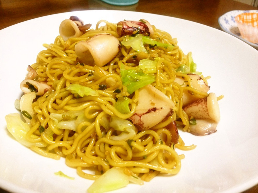 生姜ねぎたれのイカ焼きそば by まちゃミ☆ 【クックパッド】 簡単おいしいみんなのレシピが394万品