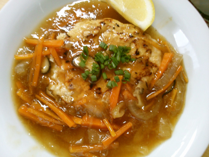 簡単 豆腐ハンバーグの おろし あんかけ By 331ミミイ 【クックパッド】 簡単おいしいみんなのレシピが355万品