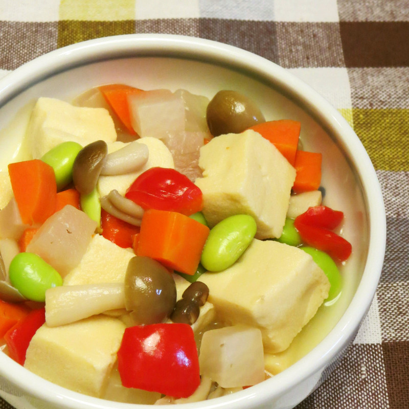 【みんなが作ってる】 高野豆腐と野菜の煮物のレシピ 【クックパッド】 簡単おいしいみんなのレシピが348万品