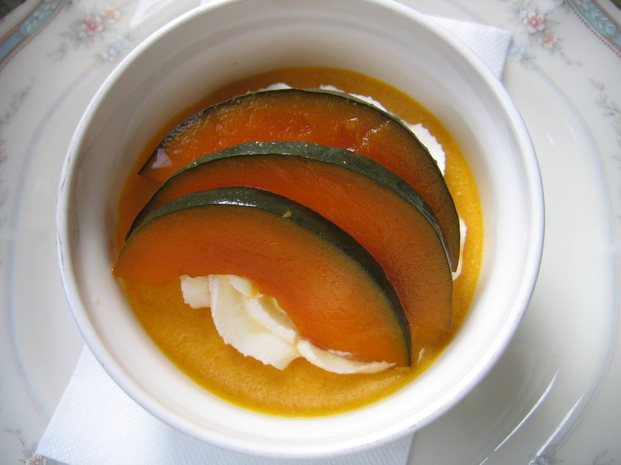 カボチャのババロア by GENIEDECUIRE 【クックパッド】 簡単おいしいみんなのレシピが394万品