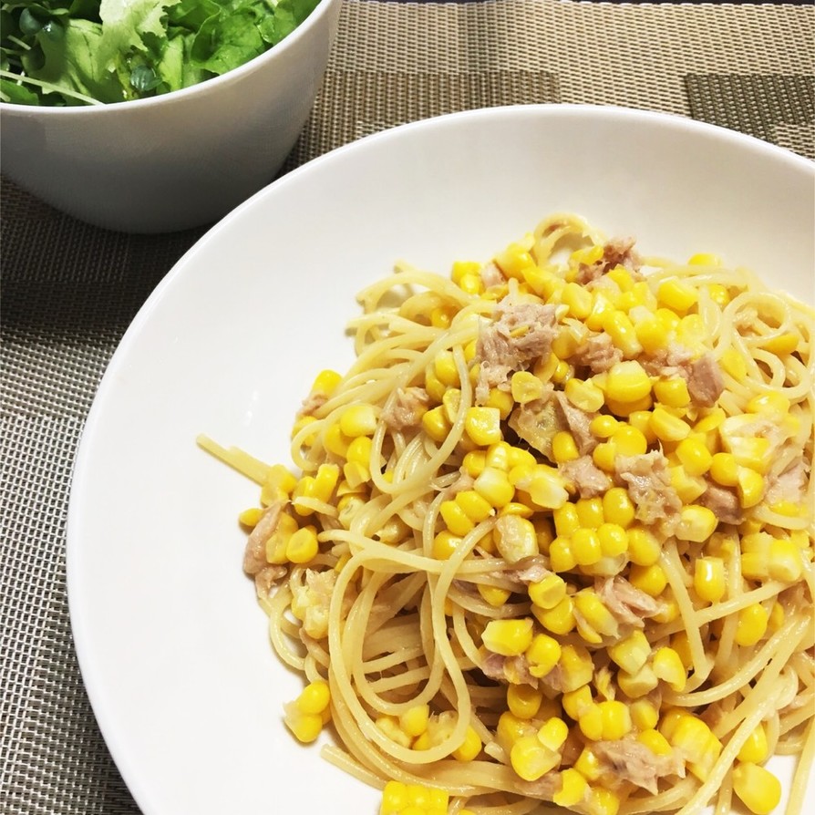 ツナとコーンの和風パスタ by よーこcooking 【クックパッド】 簡単おいしいみんなのレシピが395万品