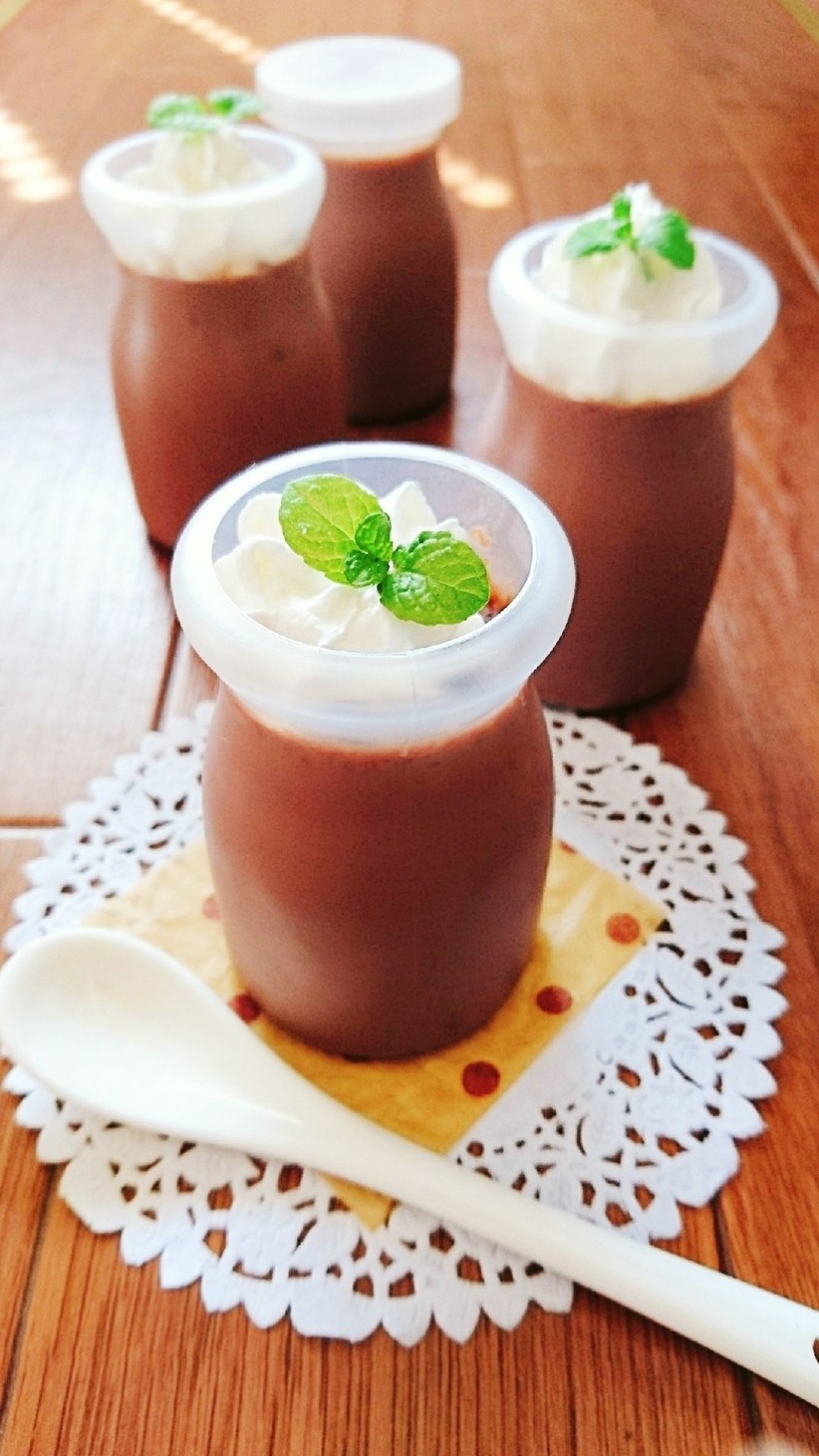 レンジで簡単☆甘酒豆乳ココアプリン。 by ゆぅゅぅ 【クックパッド】 簡単おいしいみんなのレシピが394万品