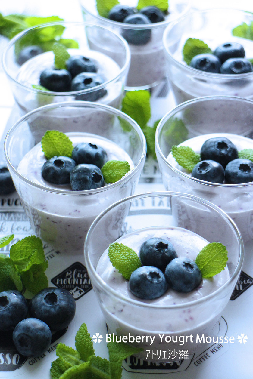 FPで簡単♫ブルーベリーヨーグルトムース by ｱﾄﾘｴ沙羅 【クックパッド】 簡単おいしいみんなのレシピが350万品