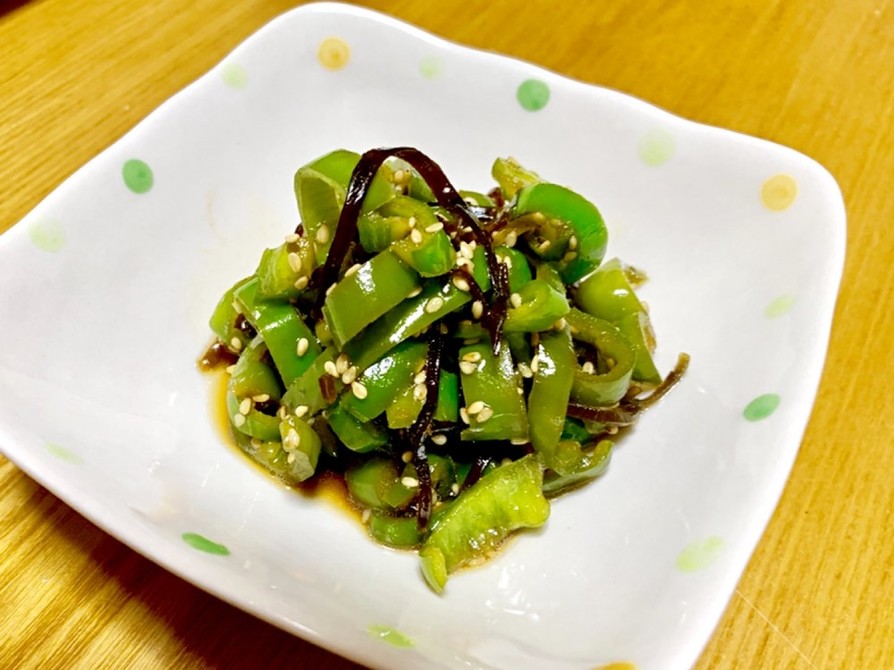 塩昆布で無限ピーマン by らぶうさこ 【クックパッド】 簡単おいしいみんなのレシピが395万品