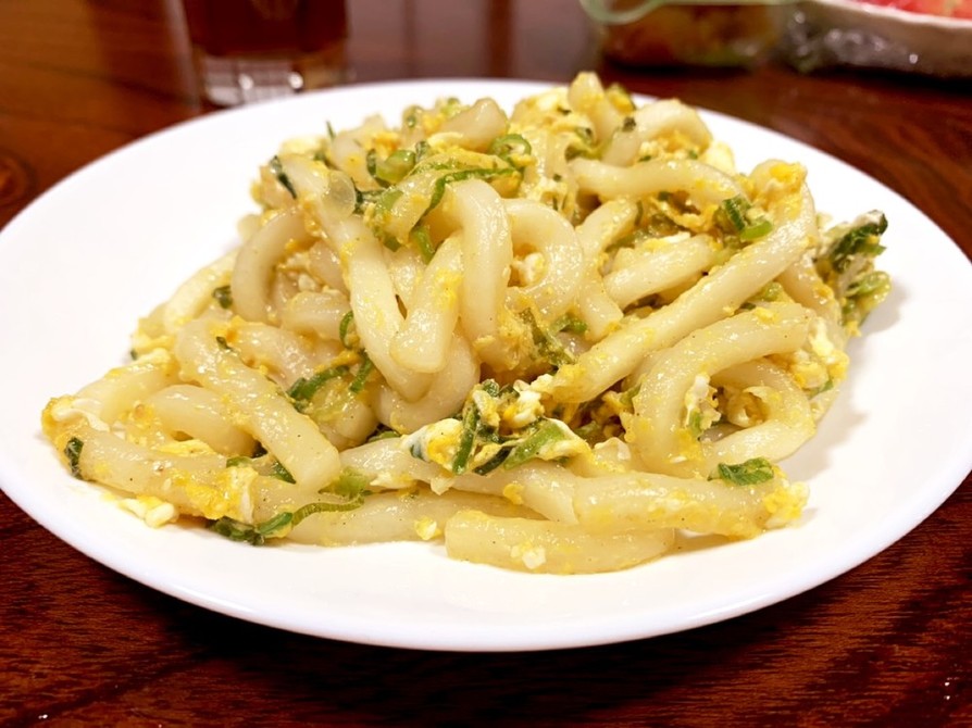 コンビニで調達。簡単ねぎ焼きうどん by ははつゆ 【クックパッド】 簡単おいしいみんなのレシピが396万品