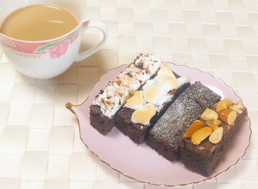 4種のガトーショコラバー by Hina♪スイーツ 【クックパッド】 簡単おいしいみんなのレシピが388万品