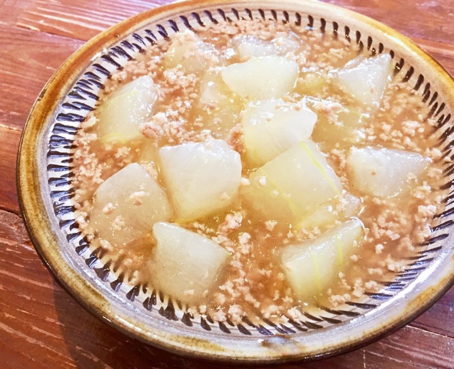 冬瓜の鶏ひき肉あんかけ By 味付けアドバイザー 【クックパッド】 簡単おいしいみんなのレシピが394万品