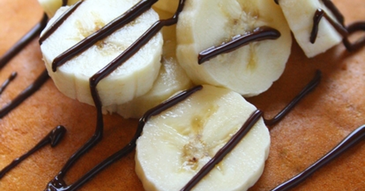 チョコバナナパンケーキ by まりも1016 【クックパッド】 簡単おいしいみんなのレシピが369万品