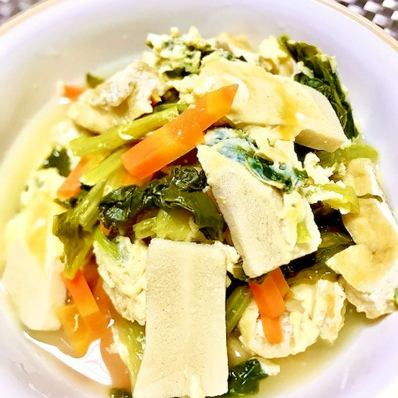 【みんなが作ってる】 高野豆腐 卵とじのレシピ 【クックパッド】 簡単おいしいみんなのレシピが350万品