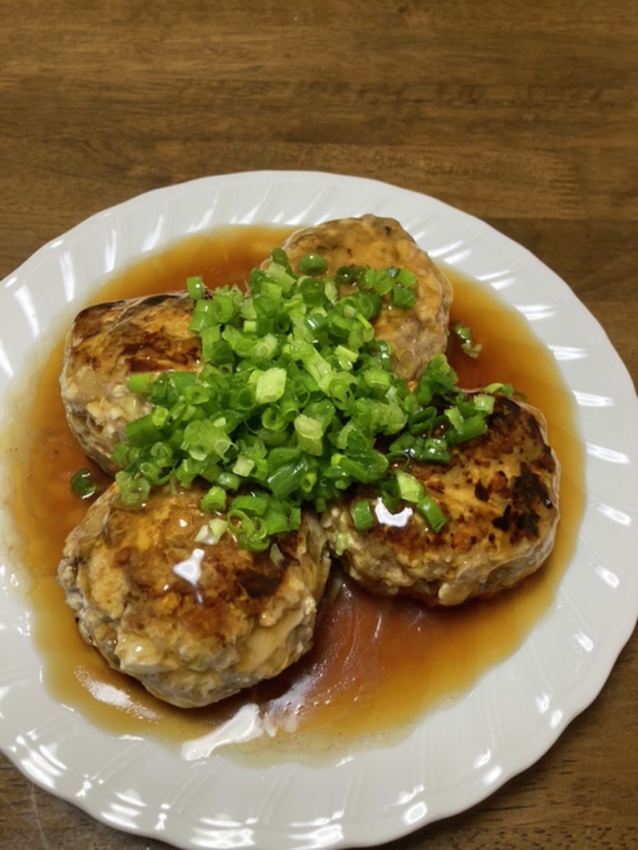 豆腐ハンバーグ 和風あんかけ By おなもみ0614 【クックパッド】 簡単おいしいみんなのレシピが394万品