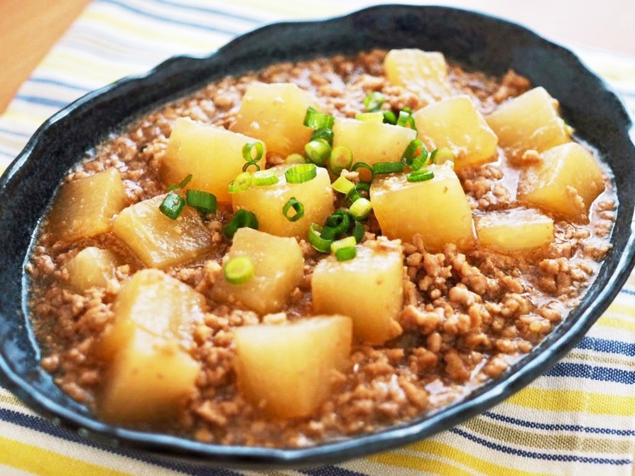 大根の煮物～ひき肉あんかけ添え～ By 料理でmyh 【クックパッド】 簡単おいしいみんなのレシピが394万品