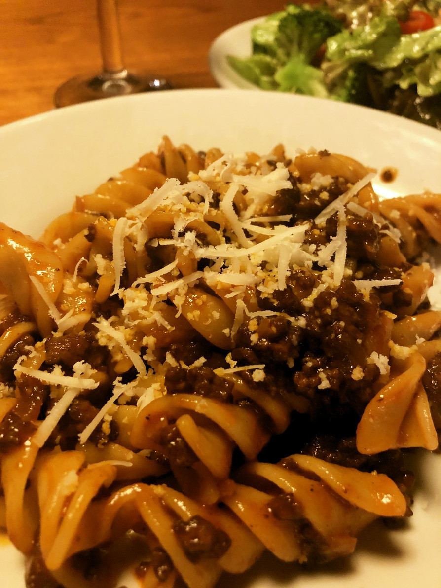 Haschee 赤ワインとひき肉のパスタ by ジャーマンワイフ 【クックパッド】 簡単おいしいみんなのレシピが395万品