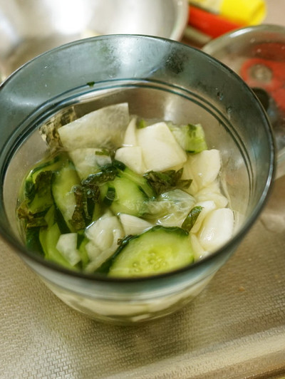 かぶときゅうりのあっさり漬け by ななはんのおだいどこ 【クックパッド】 簡単おいしいみんなのレシピが393万品