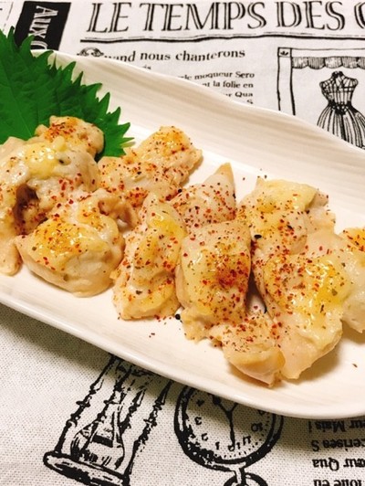 おつまみに♪簡単☆ささみのマヨ七味焼き by kaana57 【クックパッド】 簡単おいしいみんなのレシピが396万品